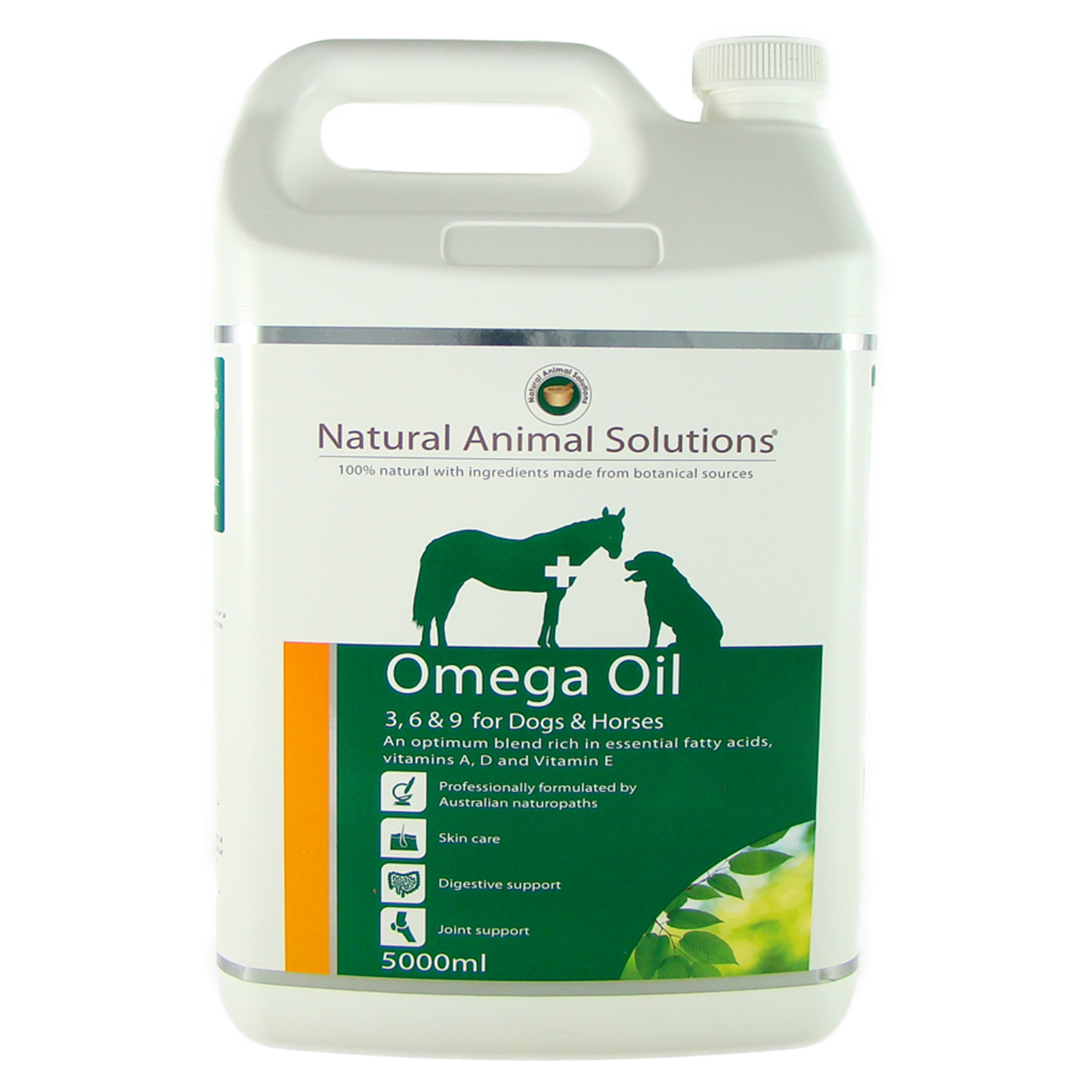 Natural Animal Solutions (NAS) Omega 3 6 And 9 Oil For Dogs And Horses ...