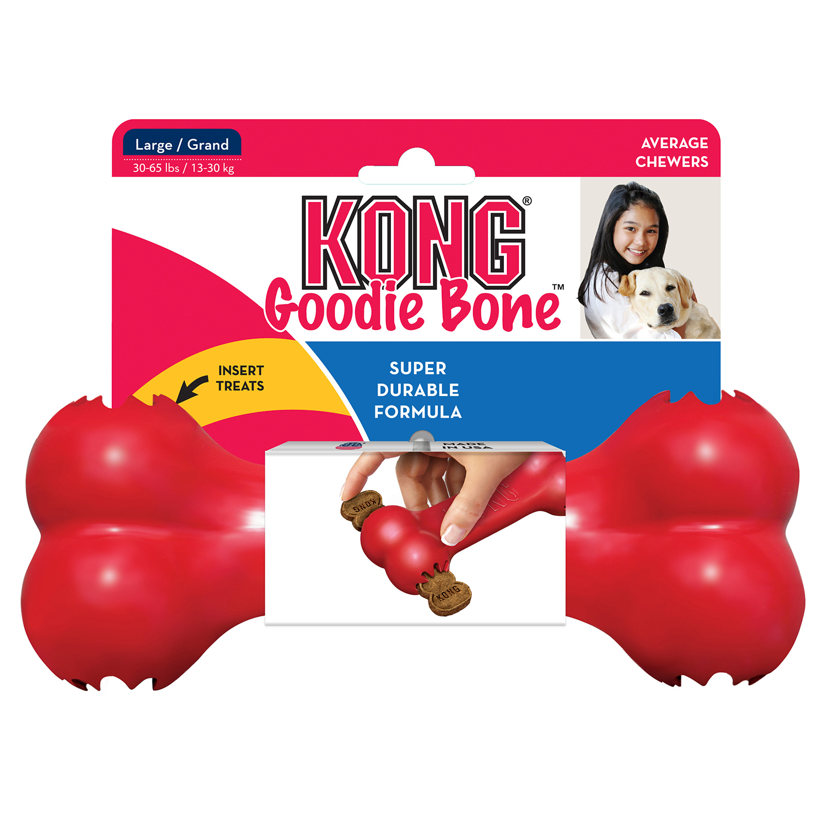 KONG Goodie Bone Red Large Toy For Dogs - $22.99