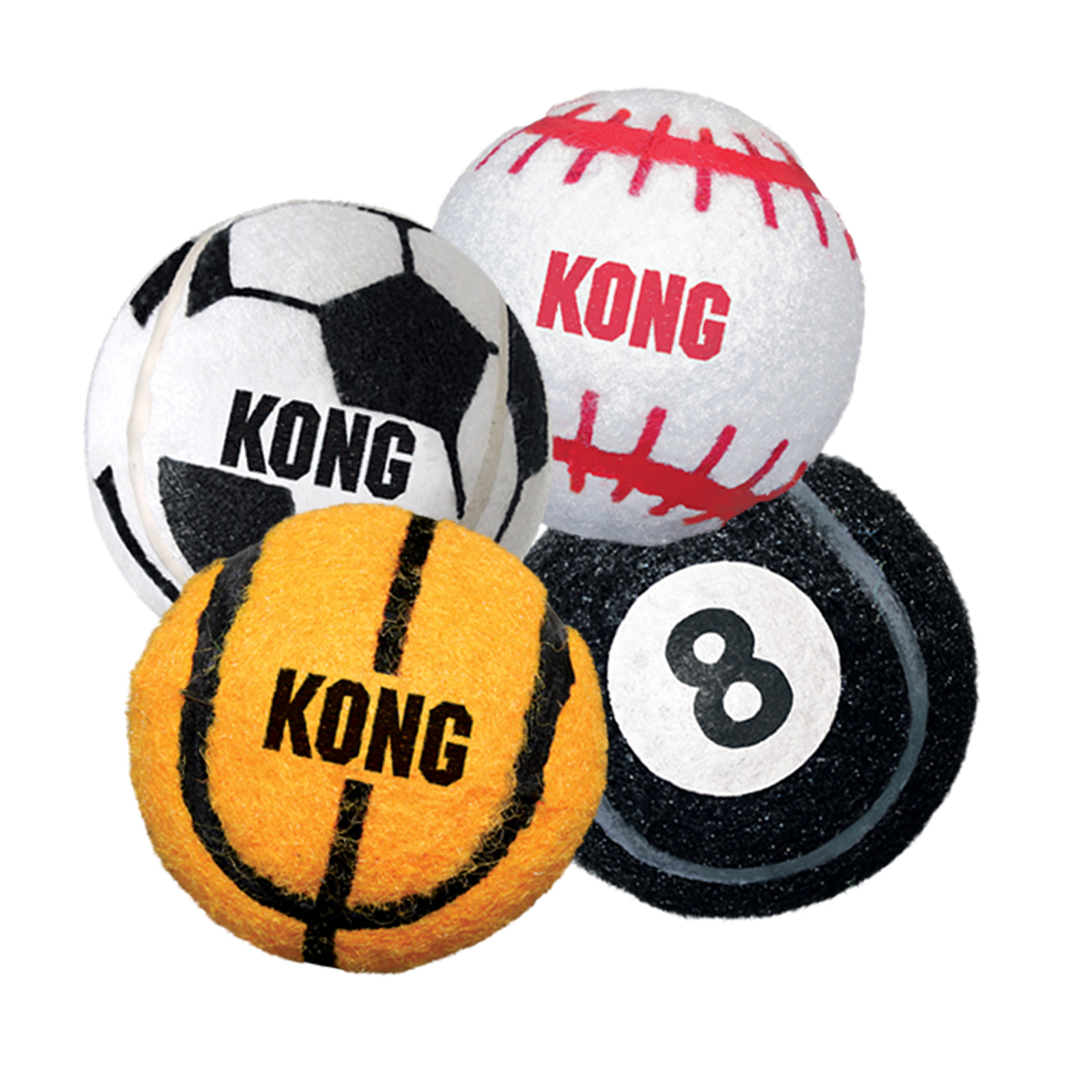KONG Sport Balls Fetch Toys Large For Dogs 2 Pack - $10.99