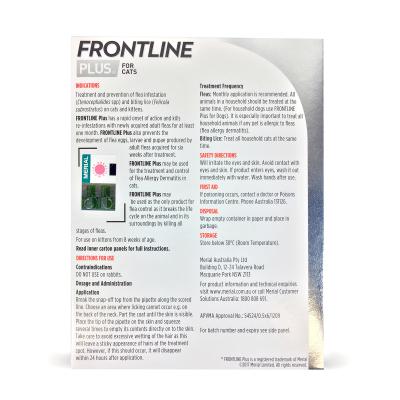 Frontline Plus For Cats 6 Pack - $72.99
