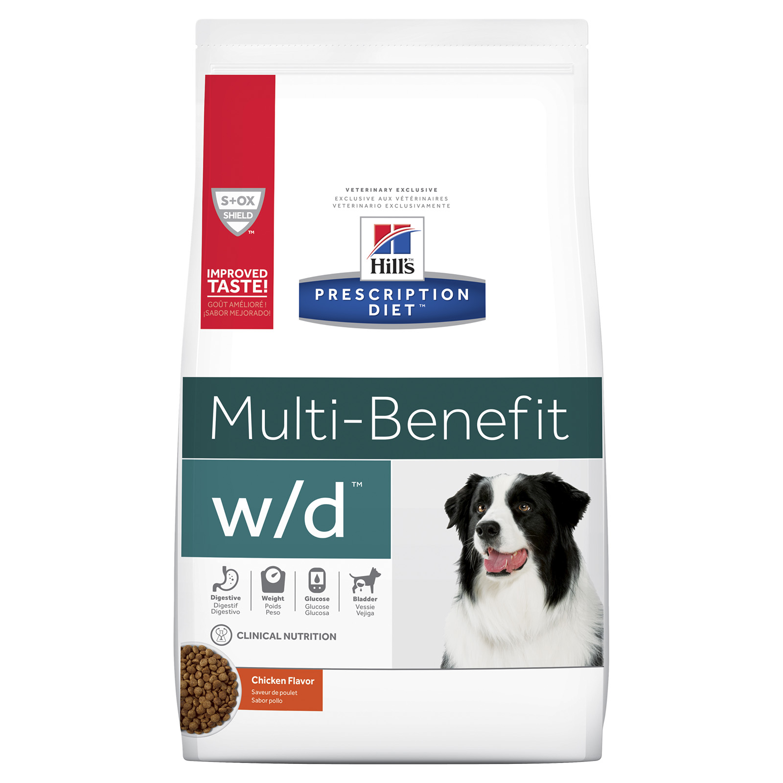 Hills Prescription Diet Canine wd Multi Benefit Chicken Dry Dog Food 12 ...