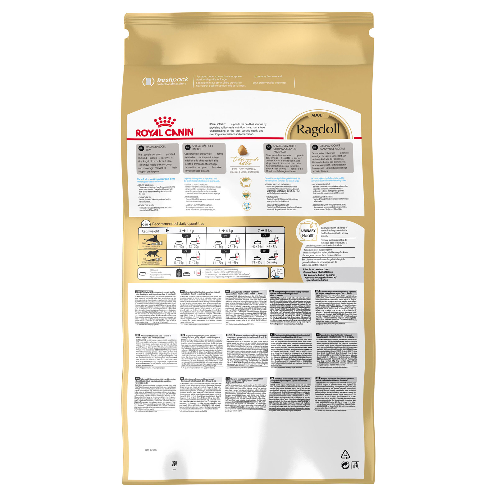 Royal Canin Ragdoll Adult Dry Cat Food 10kg - $166.78