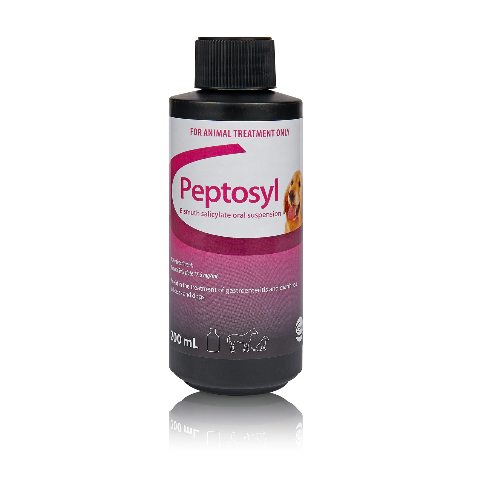 Peptosyl Oral Suspension For Dogs And Horses 200ml - $34.49