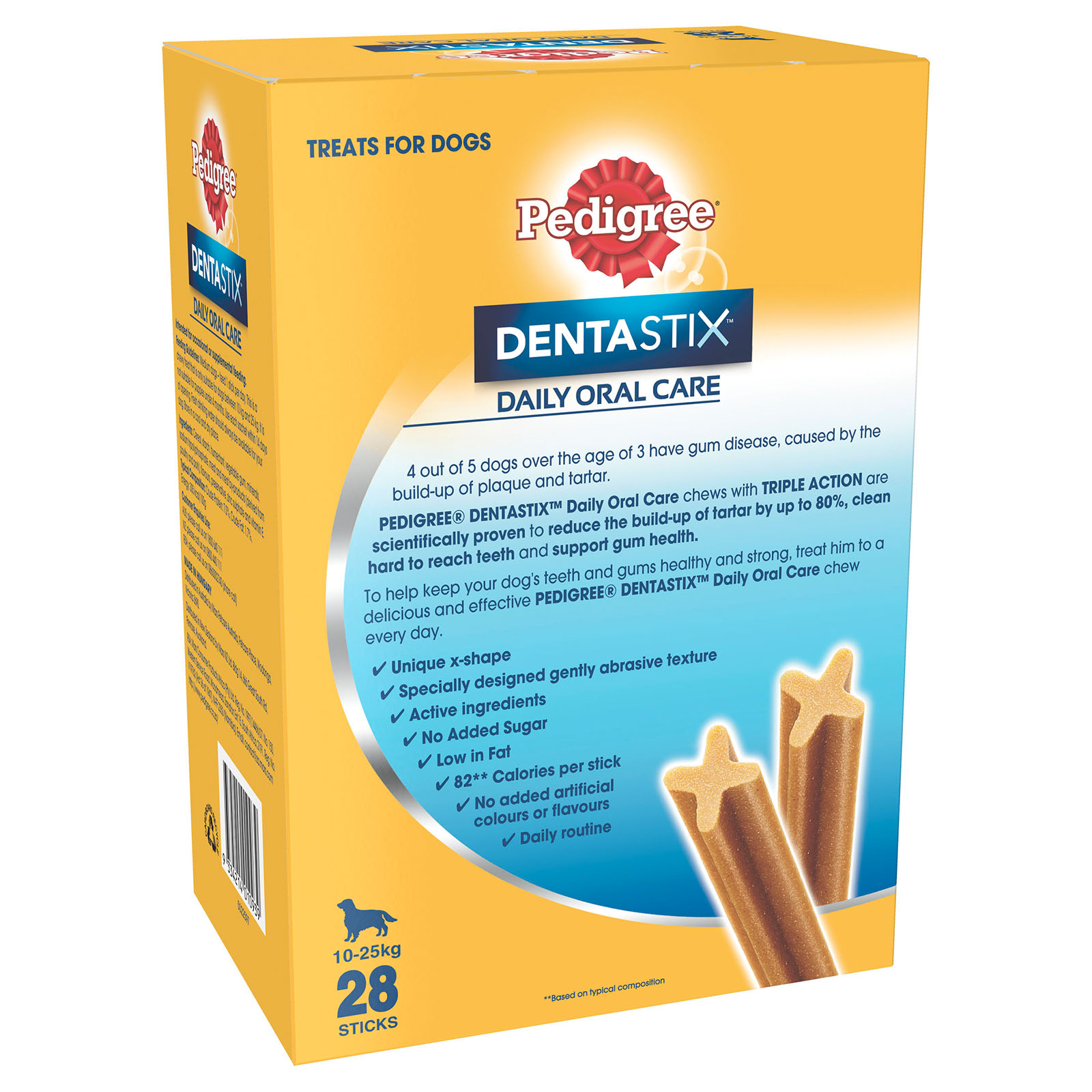 Pedigree Dentastix Daily Oral Care Dental Stick Small Value 28 Pack ...
