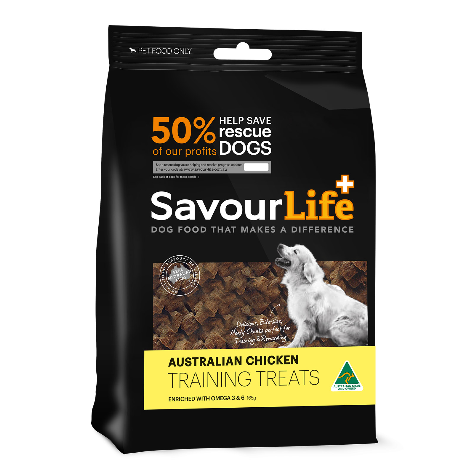 SavourLife Australian Chicken Training Treats For Dogs 165g - $12.24