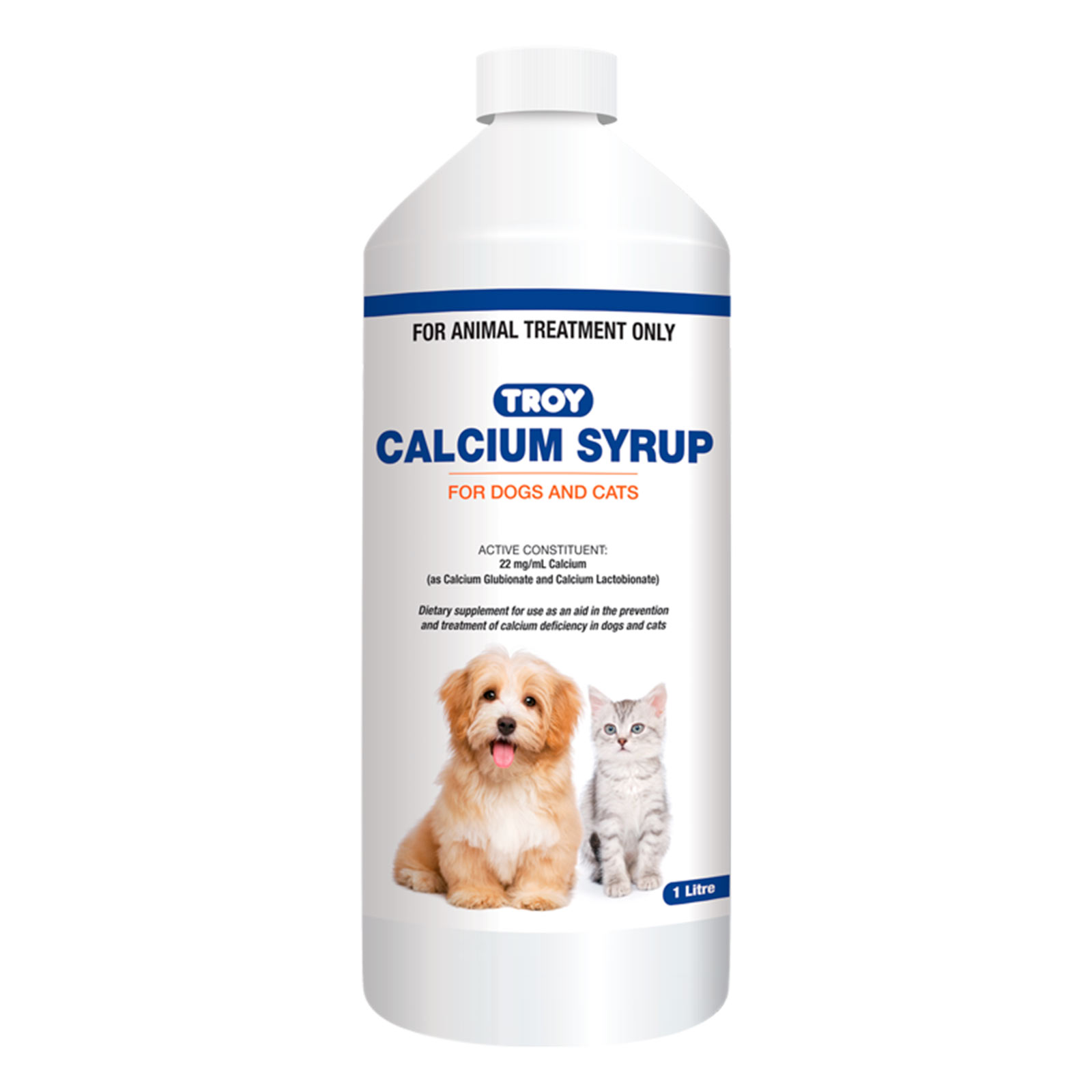 Troy Calcium Syrup For Dogs And Cats 1L - $155.10