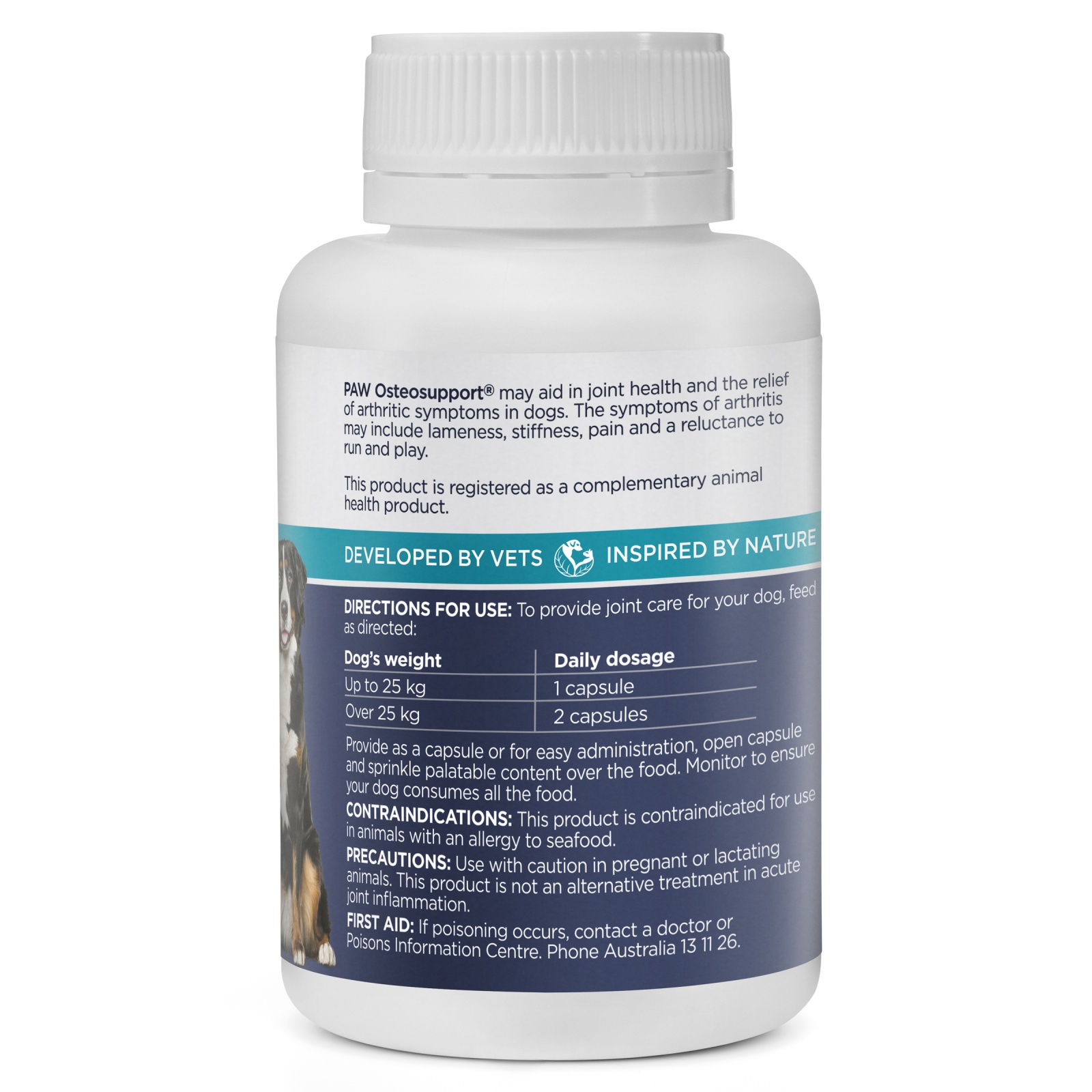 PAW By Blackmores Osteosupport Joint Care Powder For Dogs 500mg x 300 ...