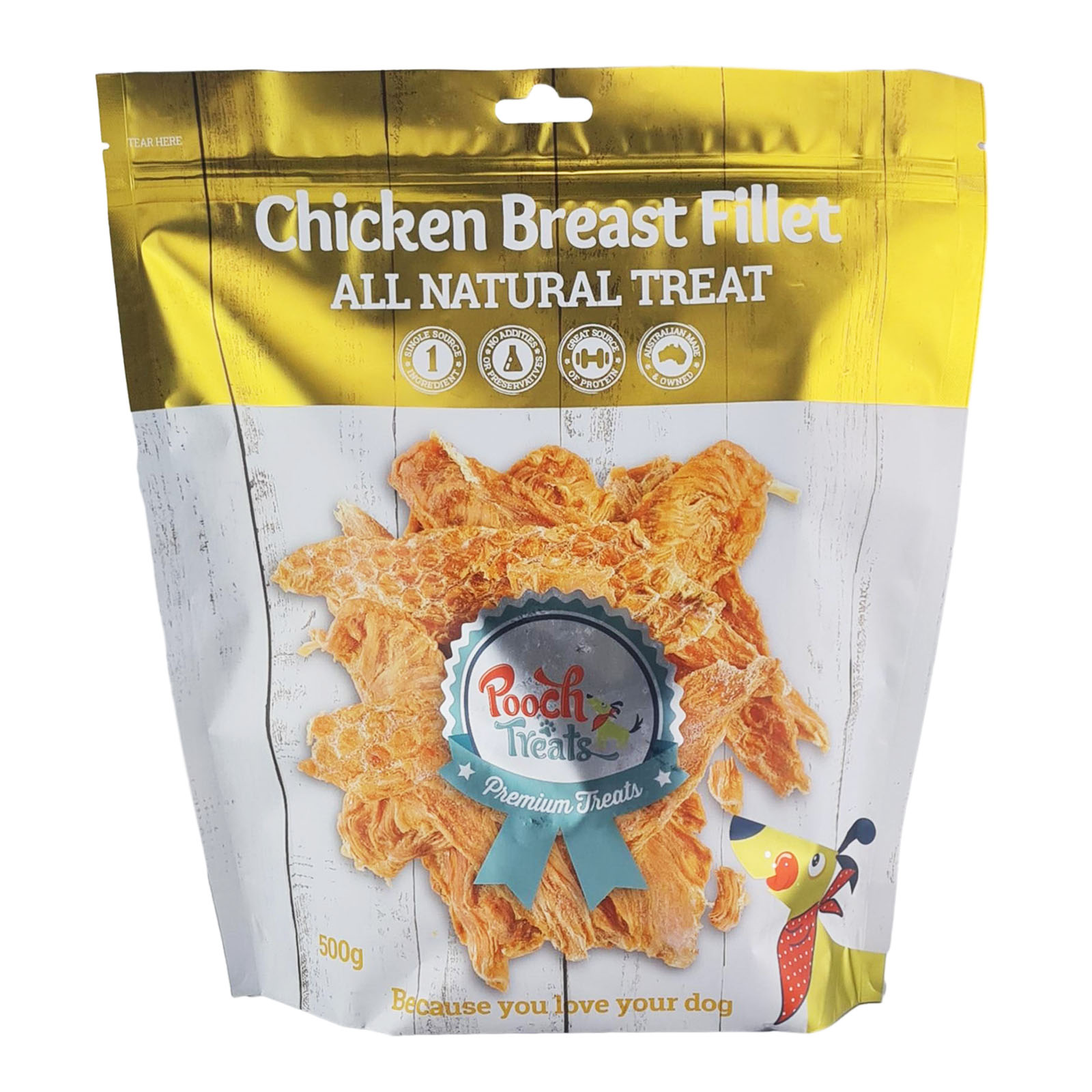 Pooch Treats Chicken Breast Fillet All Natural Dried Treats For Dogs ...
