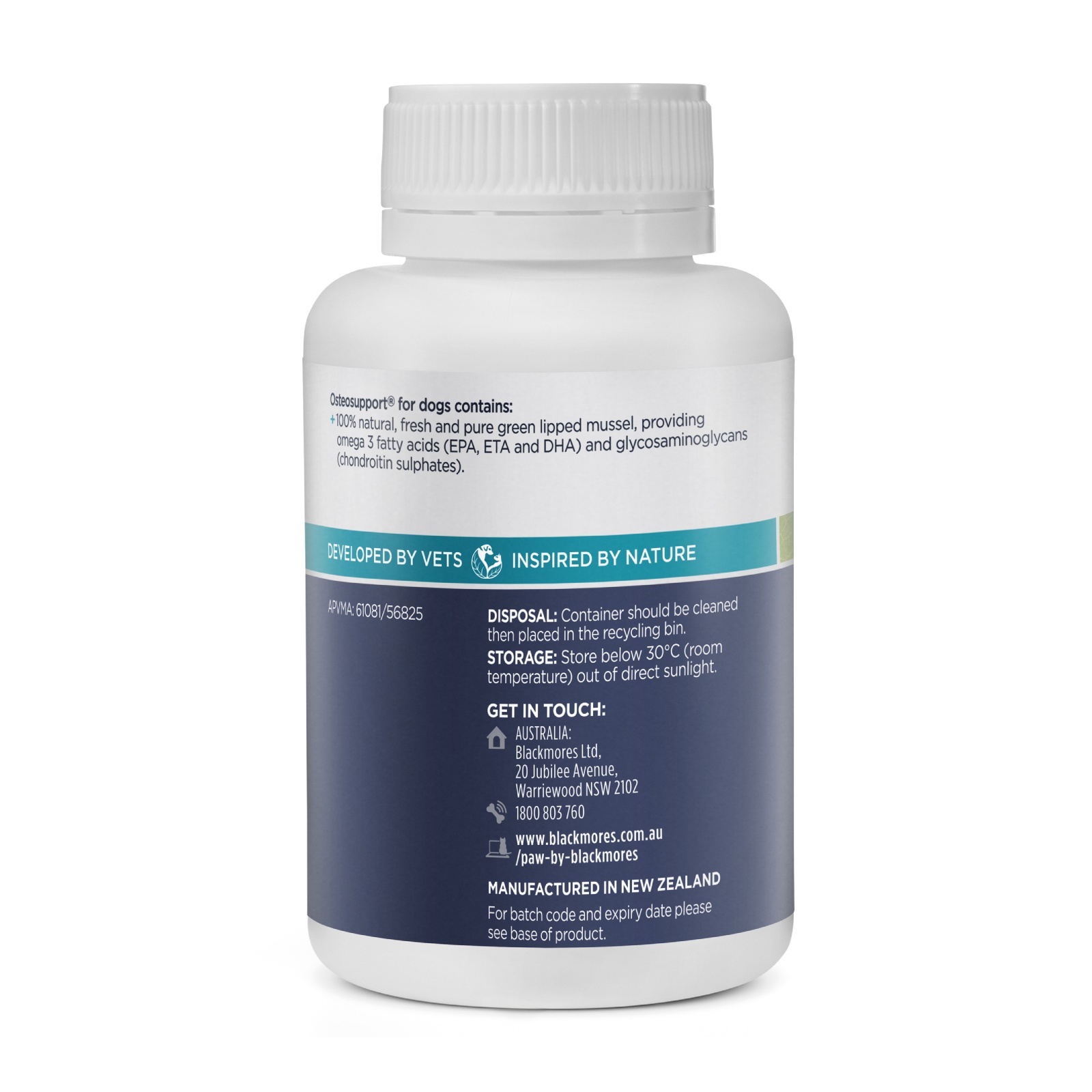PAW By Blackmores Osteosupport Joint Care Powder Capsules And Osteocare ...