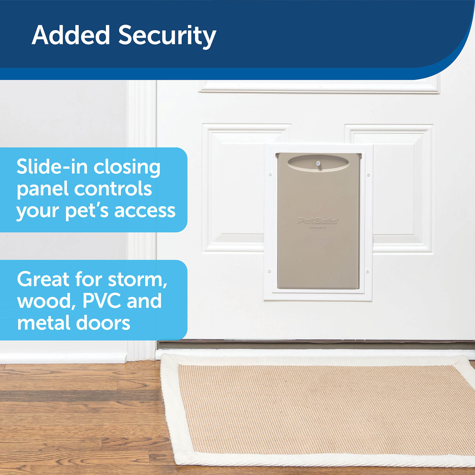 PetSafe Staywell Aluminium 2 Way Small Pet Door For Cats And Dogs Up To ...