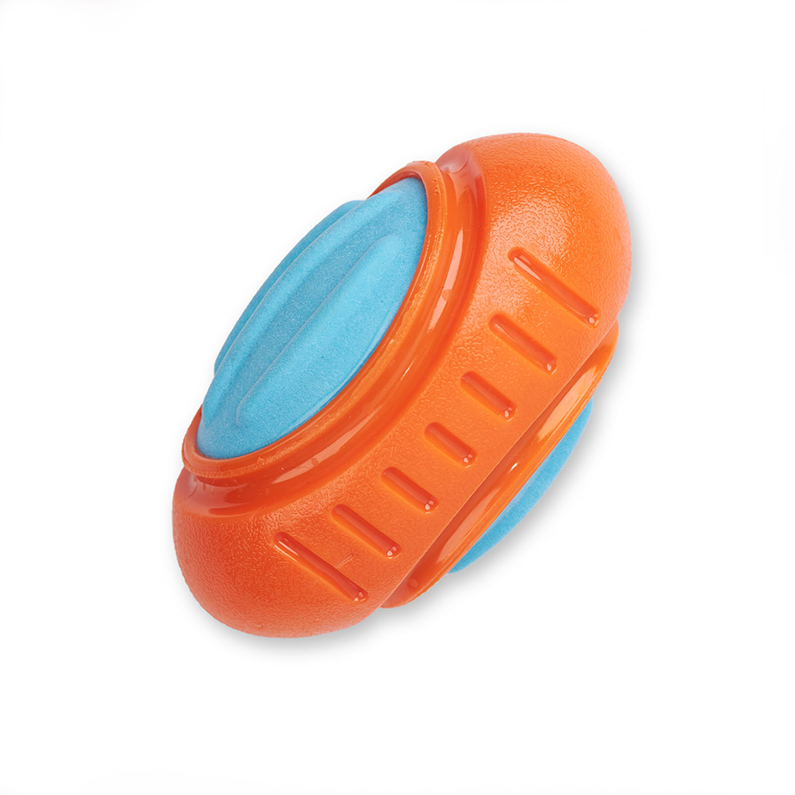 Kazoo Extreme Play Tough Footy Medium Rubber Squeaky Ball Toy For Dogs ...