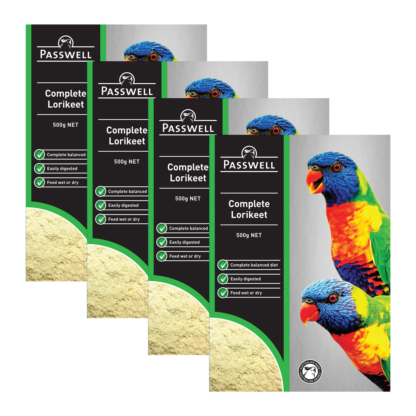 Passwell Complete Lorikeet Powdered Food For Birds 2kg - $43.99