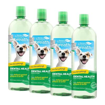 Tropiclean Fresh Breath Dental Health Solution Water Additive Original ...