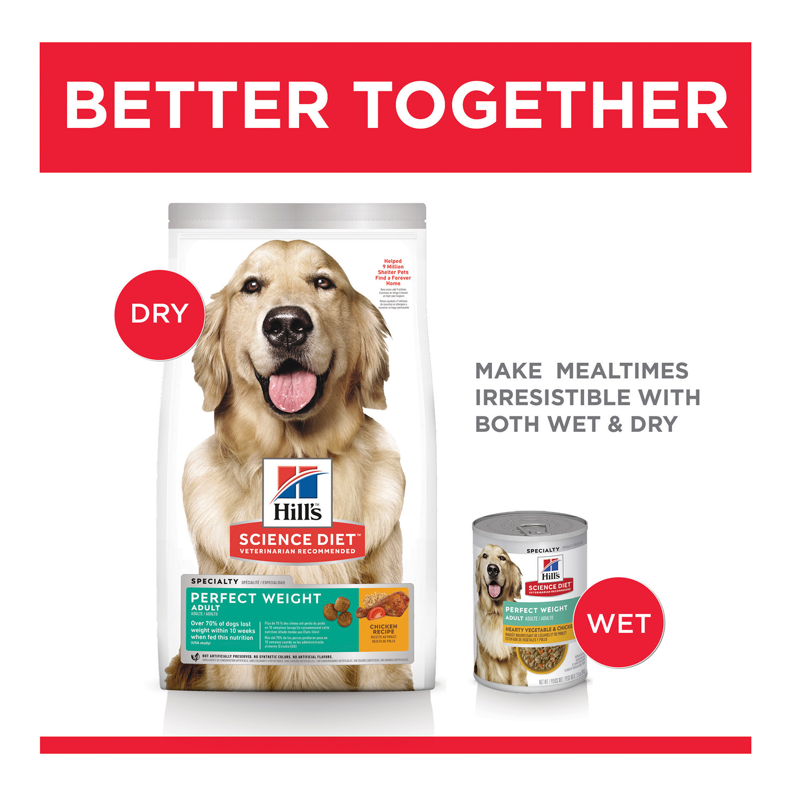 Hills Science Diet Perfect Weight Chicken Recipe Adult Dry Dog Food 11 ...