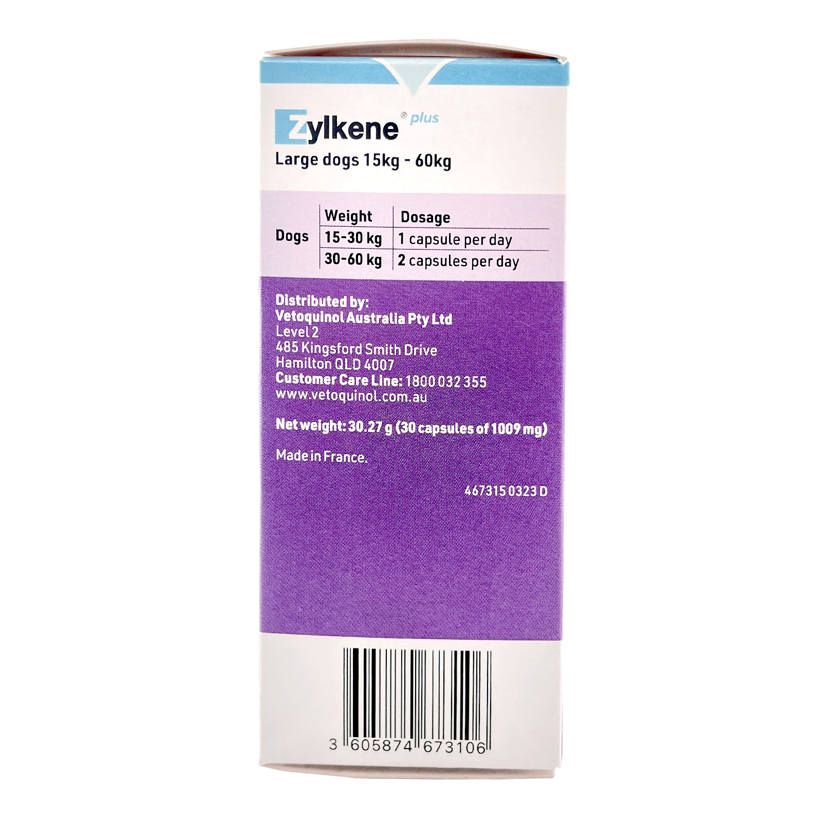 Zylkene Plus Enhanced Formula Calming Nutritional Supplement For Large ...