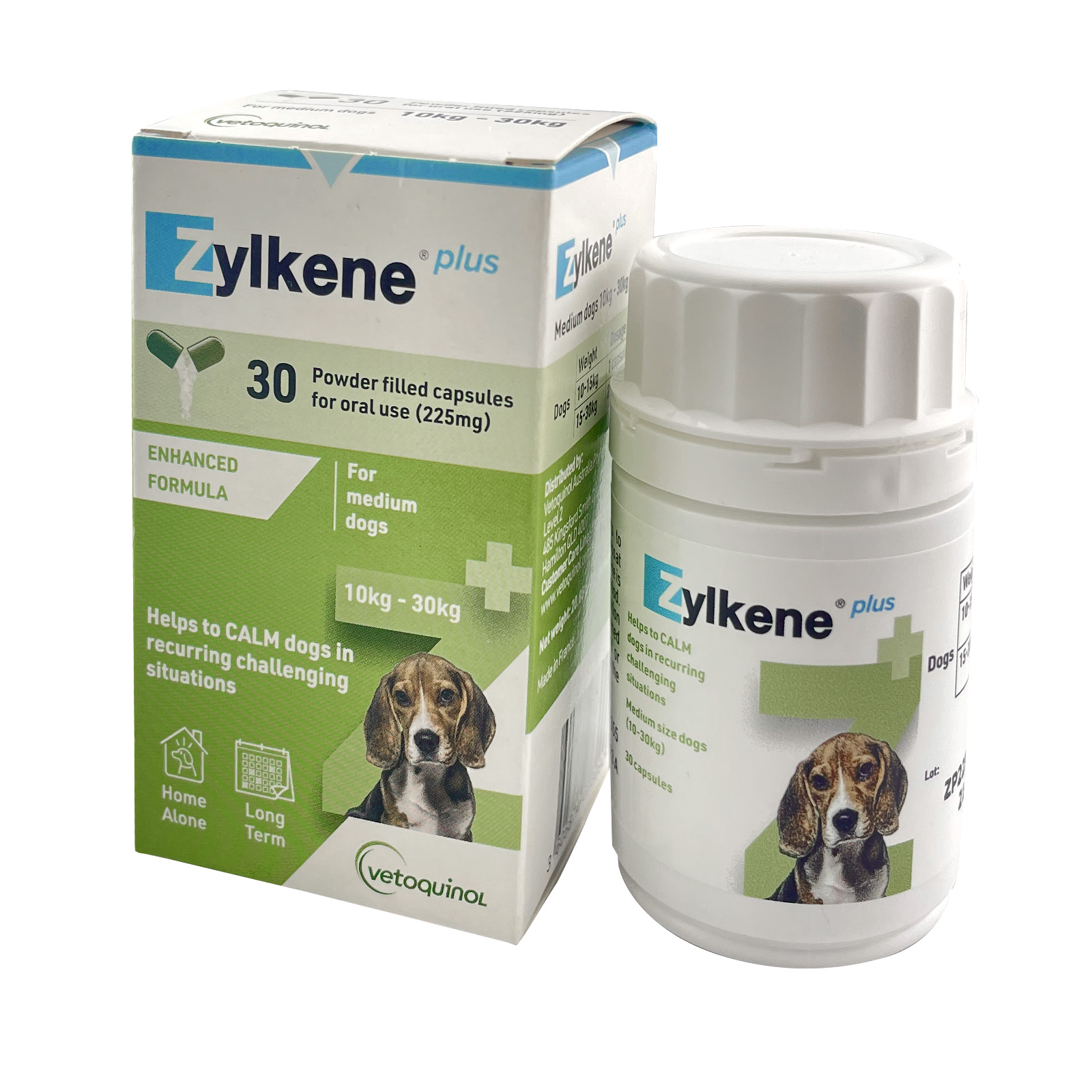Zylkene Plus Enhanced Formula Calming Nutritional Supplement For Medium ...