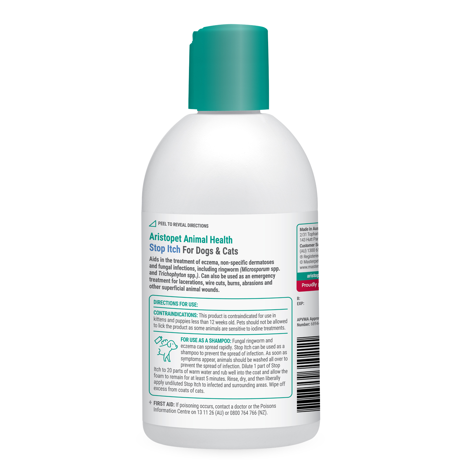 Aristopet Stop Itch Broad Spectrum Antiseptic Lotion With Iodine For ...