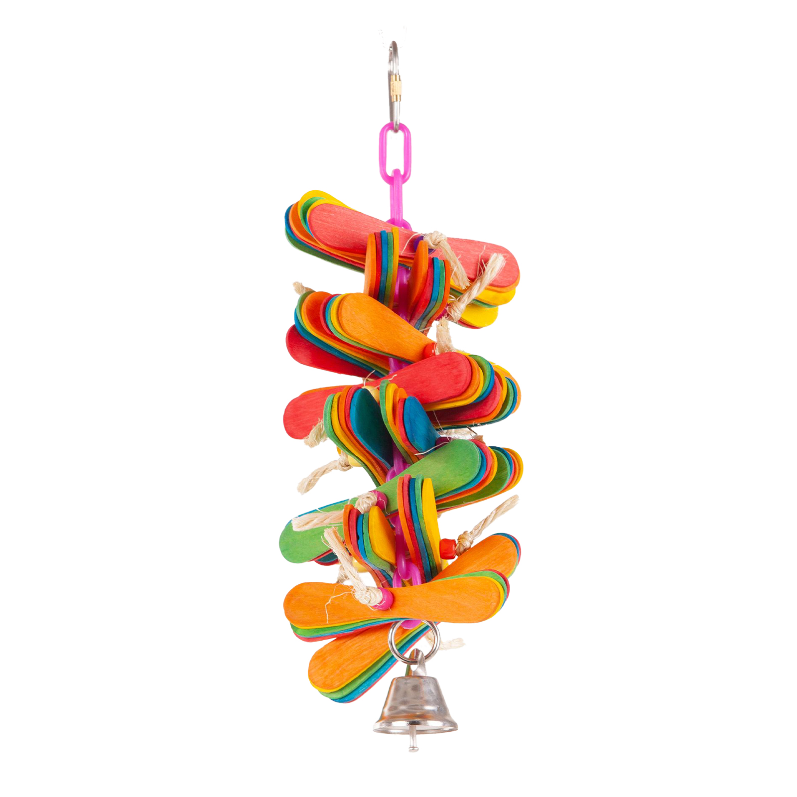 Kazoo Colourful Medium Lollipop Sticks With Beads And Bell Cage ...
