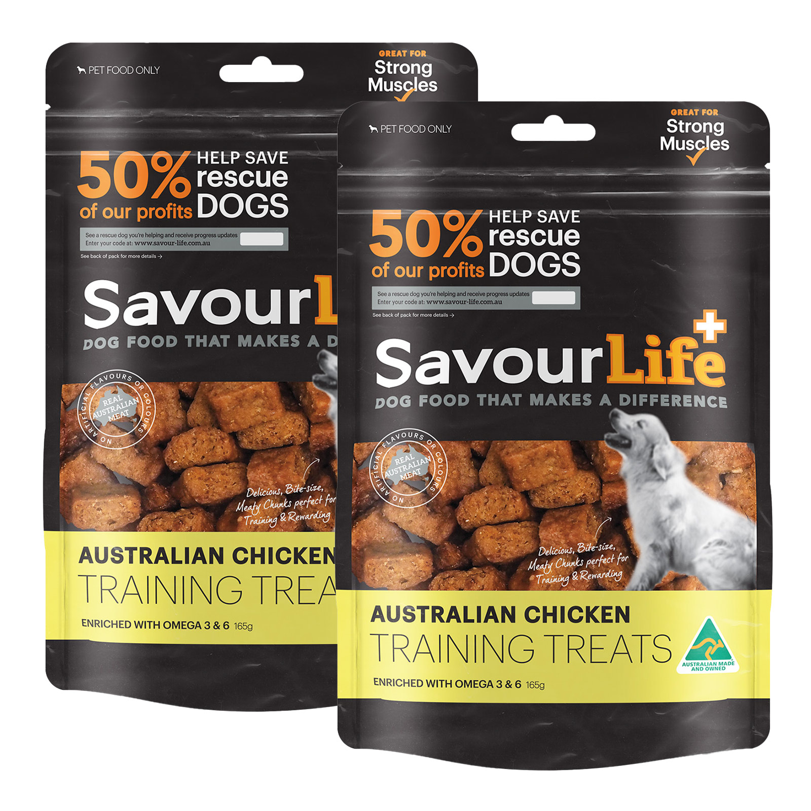 SavourLife Australian Chicken Training Treats For Dogs 330g - $24.48