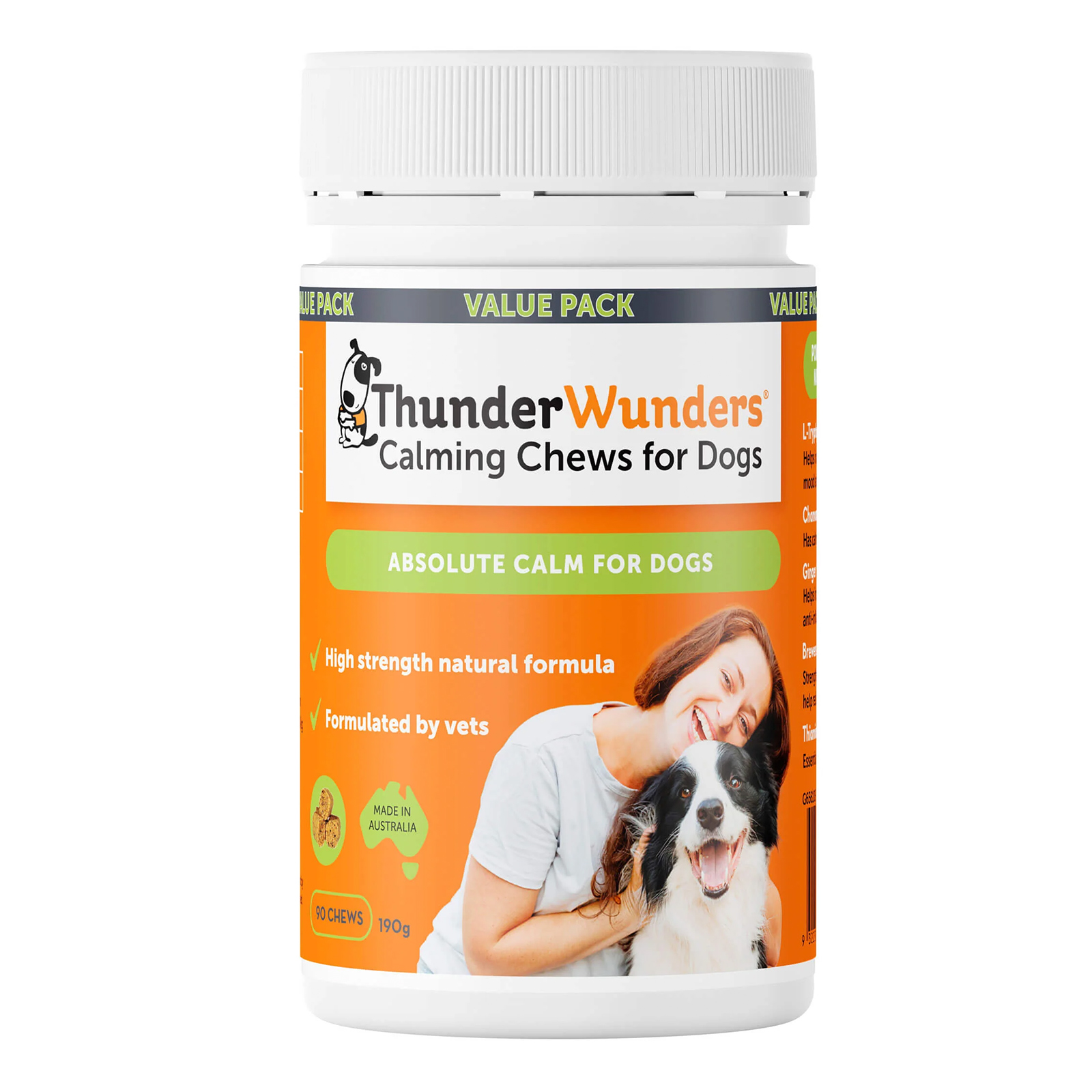 Adaptil Calm On-The-Go Collar with ThunderWunders Calming Chews for ...