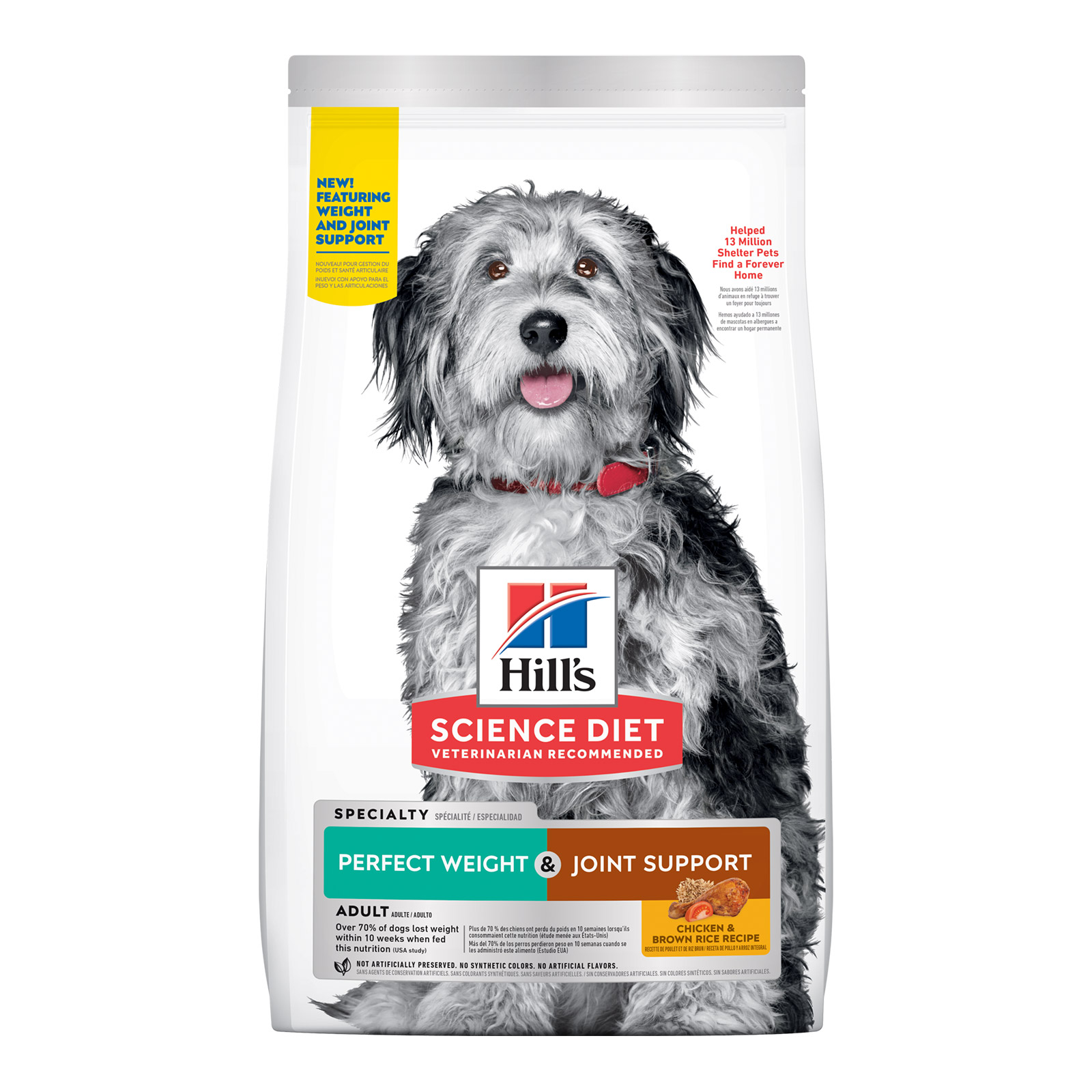 Hills Science Diet Perfect Weight and Joint Support Adult Dry Dog Food ...