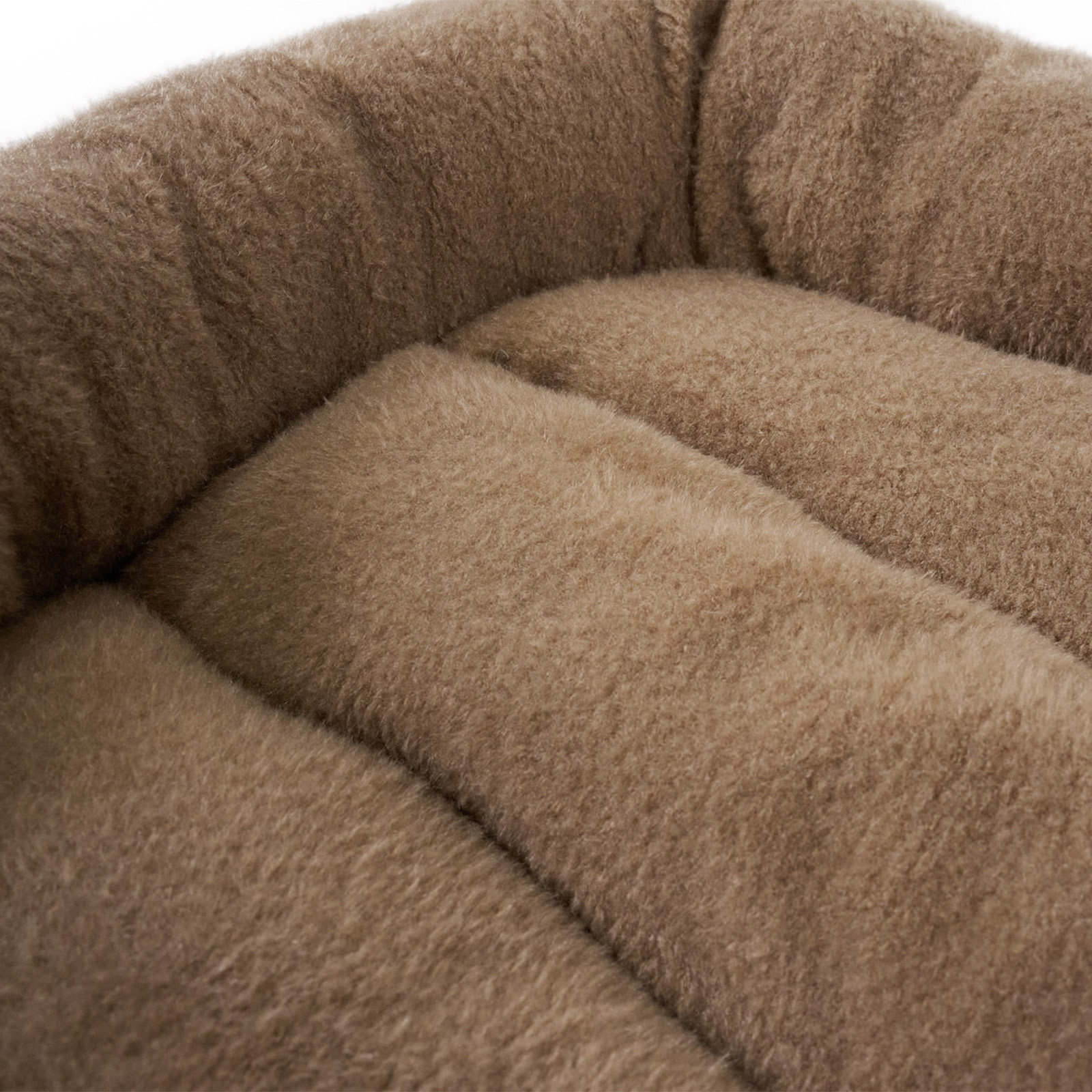 CADoS Fleecy Bolster Padded Bed Medium Mocha For Dogs - $36.99