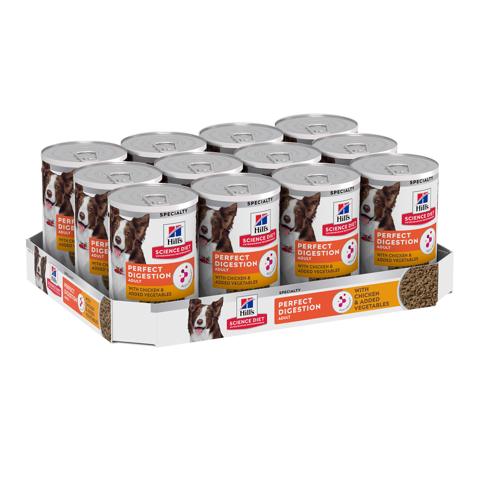 Hills Science Diet Perfect Digestion Chicken and Vegetable Canned Adult ...