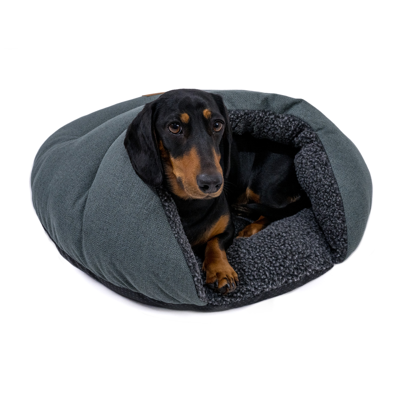 CADoS Fleecy Cosy Pocket Bed Small Dark Grey Bed For Dogs And Cats 39.99