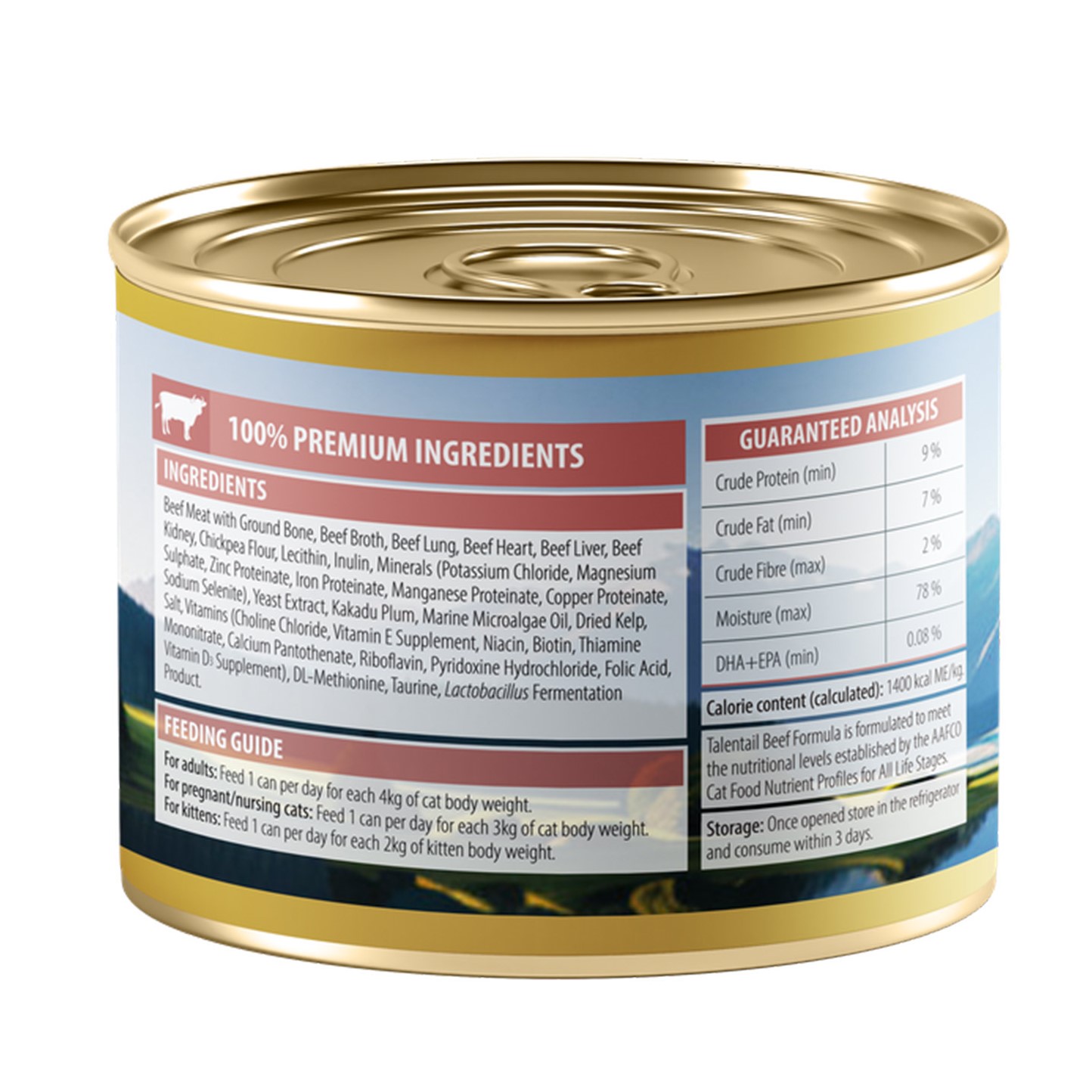 Talentail Ultimate New Zealand Beef Formula Grain Free All Life Stages ...