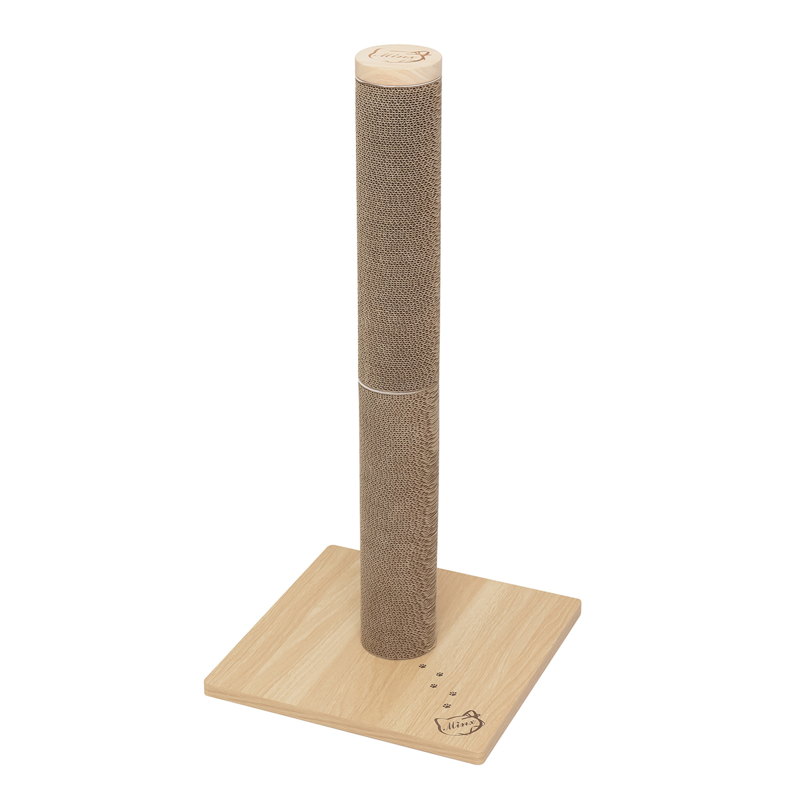 Minx Alto Cat Scratcher Deluxe Timber And Recycled Cardboard Refillable ...