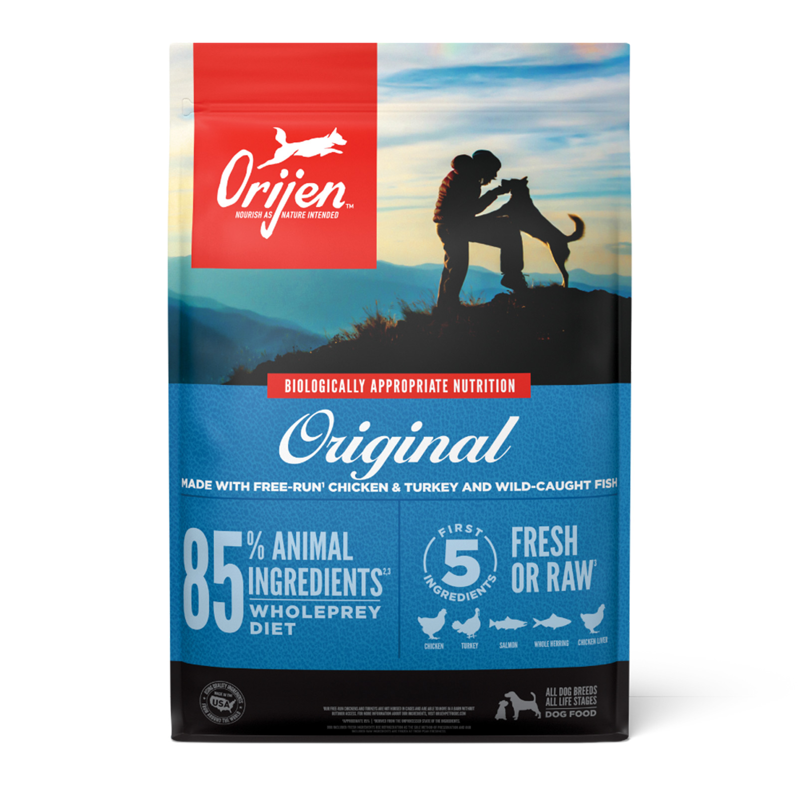 ORIJEN Original All Life Stages Dry Dog Food 10.6kg - $176.46