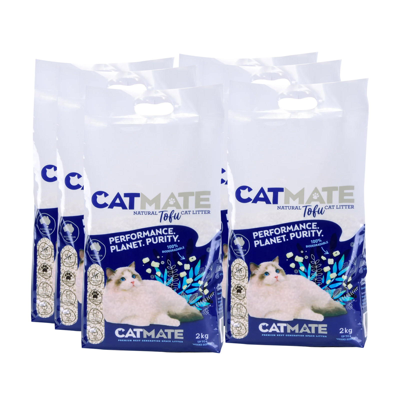 Catmate Natural Tofu Biodegradable Cat Litter 12kg - $74.29