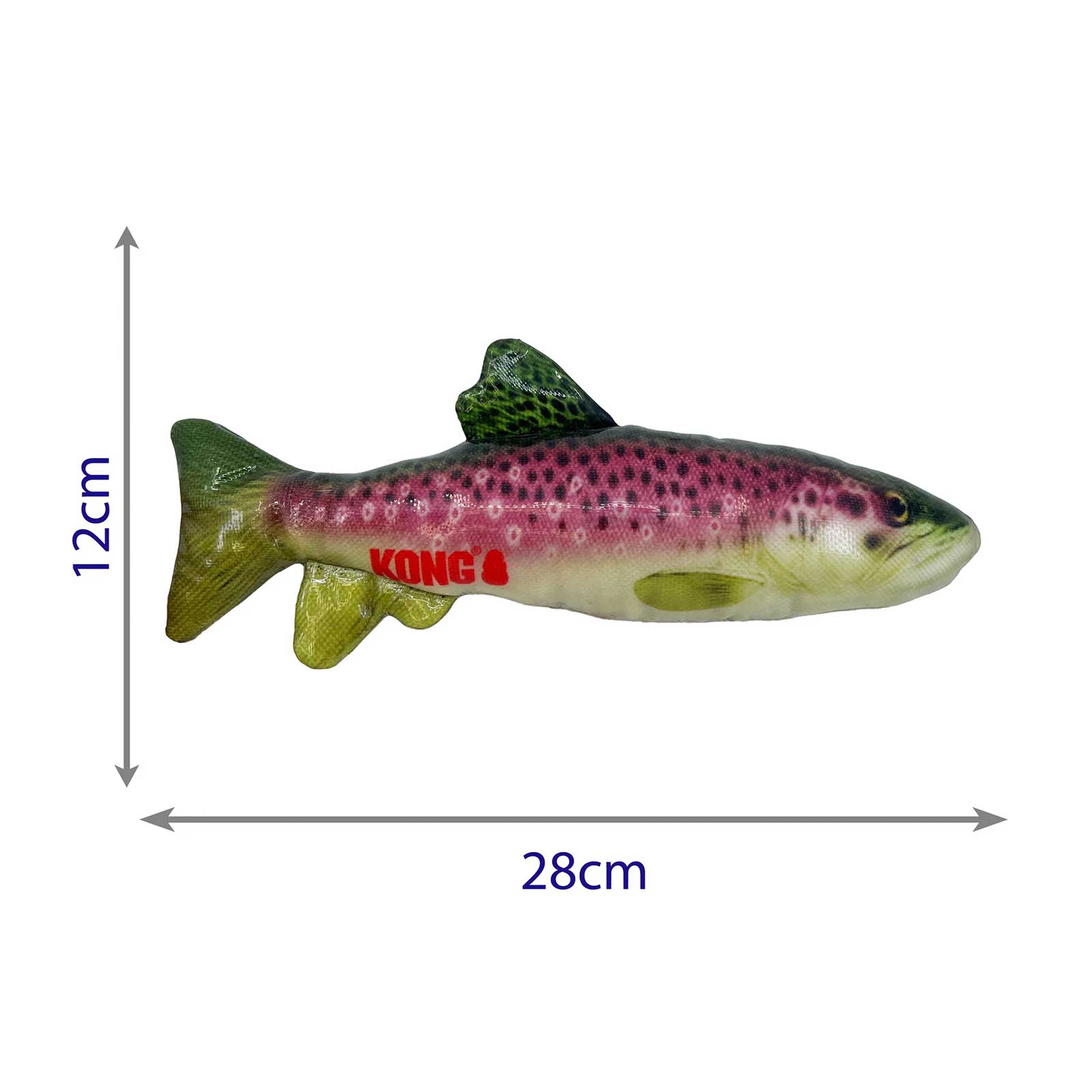 KONG Wild Shieldz Trout Medium Durable Buoyant Fetch Toy For Dogs - $21.99