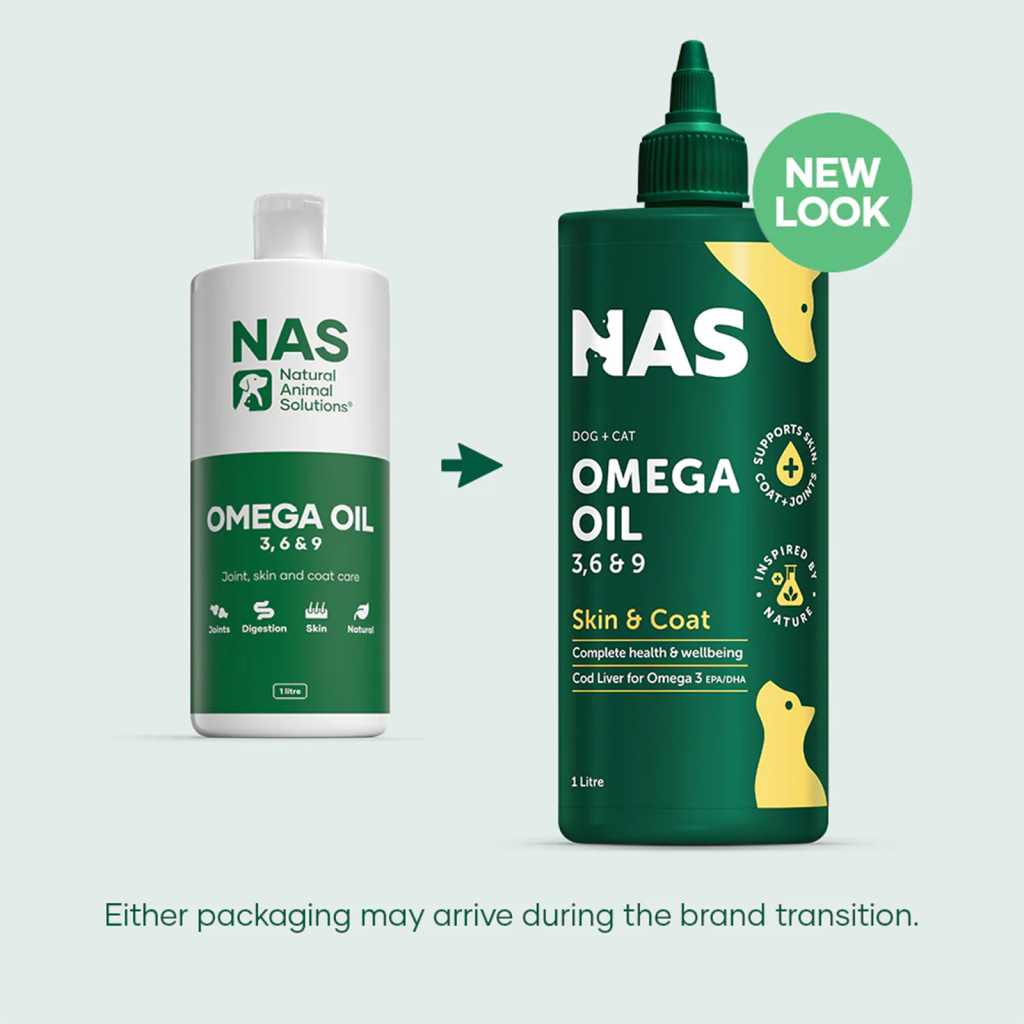 Natural Animal Solutions (NAS) Omega 3 6 And 9 Oil Supplement For Dogs ...