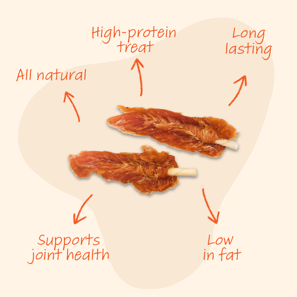 Pooch Treats Chicken Pops Treats For Dogs 500g - $33.28